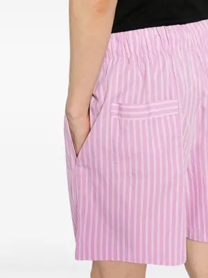 TEKLA Striped Cotton Pyjama Shorts
