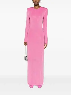 ROTATE BY BIRGER CHRISTENSEN Crystal-embellished Open-back Gown