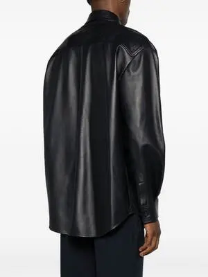 Off-White Panelled Lambskin Overshirt