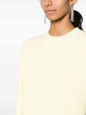 Alexander Wang Logo-embroidered Ribbed Sweater