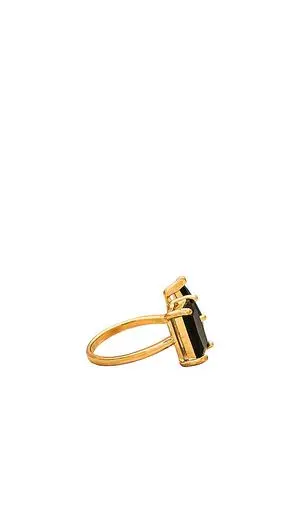 Ettika Kelly Ring - Black & Gold
