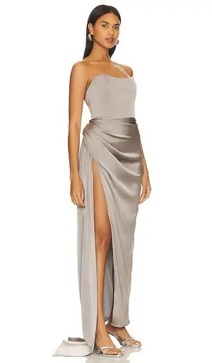 Katie May Bita Gown - Metal
