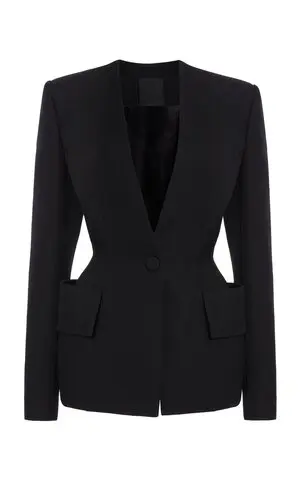 Givenchy Hourglass Tailored Wool Blazer