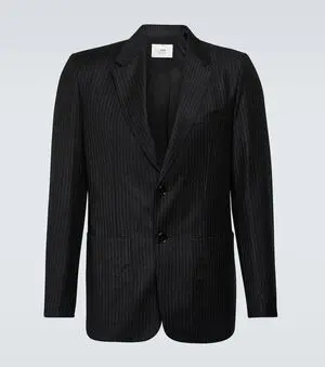 Ami Chalk Stripe Virgin Wool Blazer