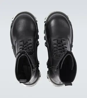 Balenciaga Bulldozer Leather Boots