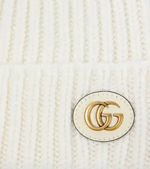 Gucci Wool And Cashmere Beanie - White