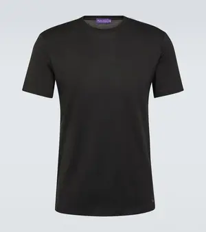 Ralph Lauren Purple Label Cotton Jersey T-shirt - Black