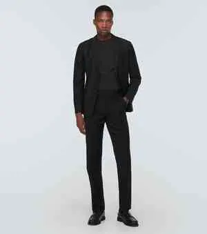 Ralph Lauren Purple Label Cotton Jersey T-shirt - Black