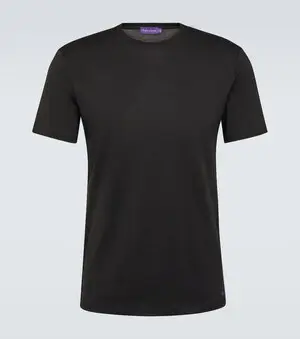Ralph Lauren Purple Label Cotton Jersey T-shirt - Black