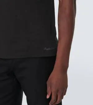Ralph Lauren Purple Label Cotton Jersey T-shirt - Black