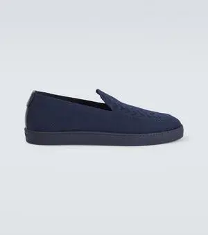Giorgio Armani Textured Loafers