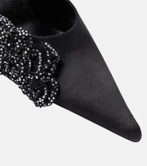 Magda Butrym Satin Mules