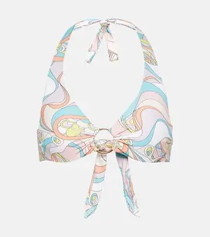 Melissa Odabash Brussels Printed Bikini Top - Multicoloured