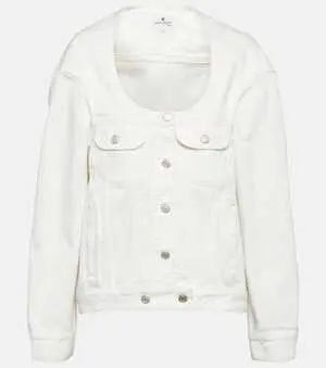 COURREGES Courrèges Denim Trucker Jacket - White