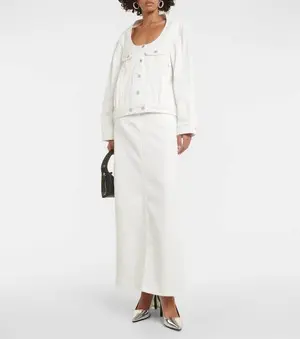 COURREGES Courrèges Denim Trucker Jacket - White