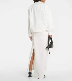 COURREGES Courrèges Denim Trucker Jacket - White