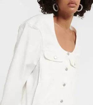 COURREGES Courrèges Denim Trucker Jacket - White