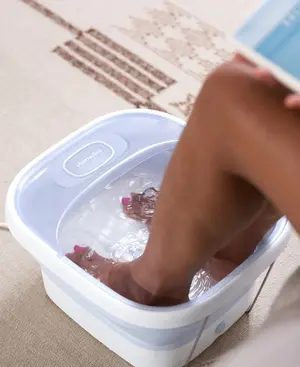 HOMEDICS Easy Store Bubble Bliss Footbath