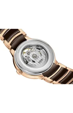 RADO Centrix Open Heart Automatic Bracelet Watch - Brown