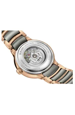 RADO Centrix Diamond Ceramic Bracelet Watch - Silver