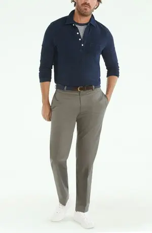 Brooks Brothers Regular Fit Stretch Cotton Advantage Chinos - Magnet