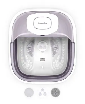 HOMEDICS Easy Store Luxe Footbath With Heat Boost