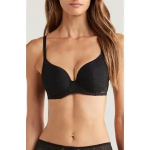 Simone Perele Comete Underwire 3d Plunge Bra - Black
