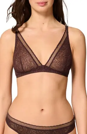 Simone Perele Comete Wireless Bra Dark Brown