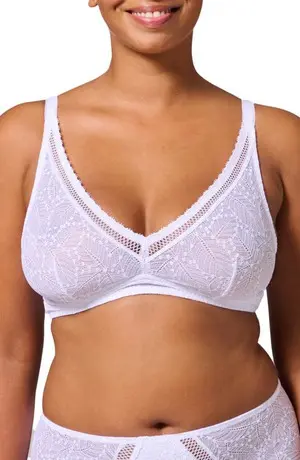 Simone Perele Comete Wireless Bra - White