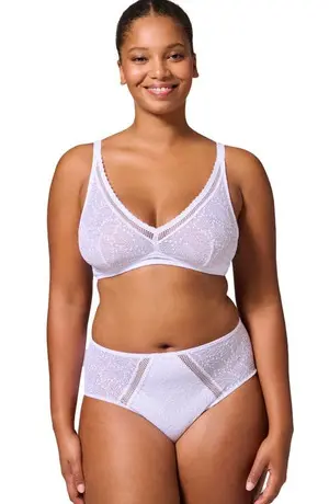 Simone Perele Comete Wireless Bra - White