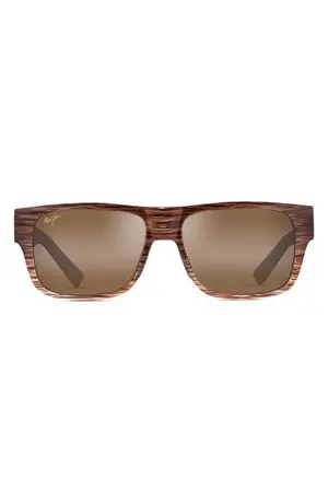 Maui Jim Rectangular Sunglasses - Brown