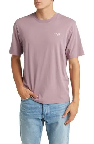 Rag & Bone Logo T-shirt Berry Pink