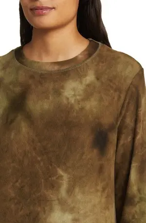 Loveappella Tie Dye Hacci Knit Top