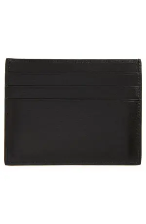 FERRAGAMO Classic Leather Card Case - Nero