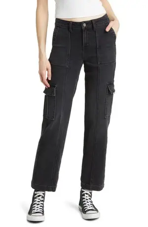 HIDDEN JEANS Straight Leg Cargo Jeans
