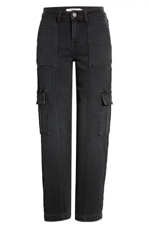 HIDDEN JEANS Straight Leg Cargo Jeans
