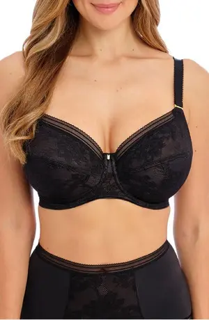Fantasie Fusion Underwire Lace Side Support Bra - Black