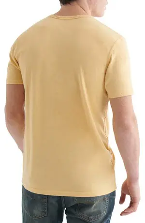 Lucky Brand Button Notch Neck T-shirt - Jojoba