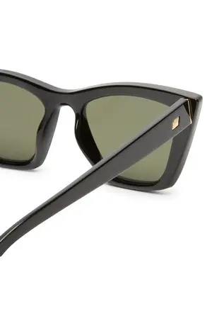 Le Specs Velodrome 54mm Cat Eye Sunglasses - Black