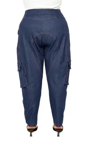 BUXOM COUTURE Straight Leg Carpenter Jeans