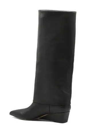 Charles By Charles David Perez Knee High Wedge Boots - Black-le