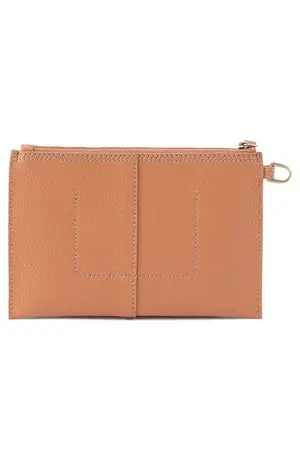 Hobo Small Vida Leather Wristlet - Biscuit/coconut Shell