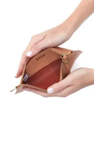 Hobo Small Vida Leather Wristlet - Biscuit/coconut Shell