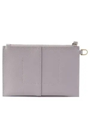 Hobo Small Vida Leather Wristlet - Morning Dove Grey