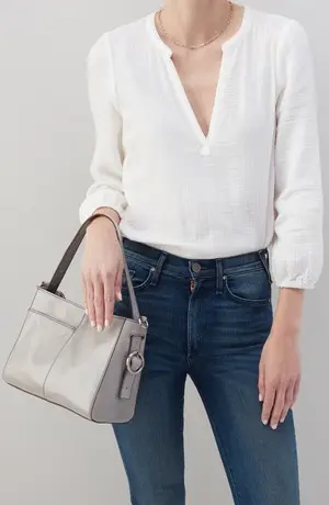 Hobo Small Leather Crossbody Bag