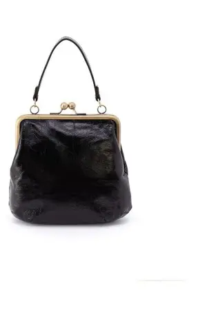 Hobo Alba Leather Frame Crossbody Bag