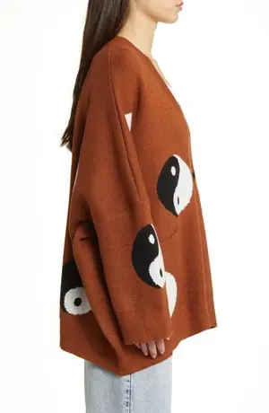 DRESSED IN LALA Main Character Oversized Cardigan