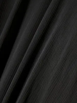 ABADIA Crinkled-voile Maxi Dress