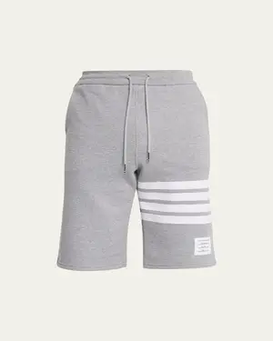 Thom Browne 4-bar Terry Sweat Shorts - Light Gray