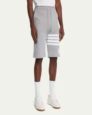 Thom Browne 4-bar Terry Sweat Shorts - Light Gray